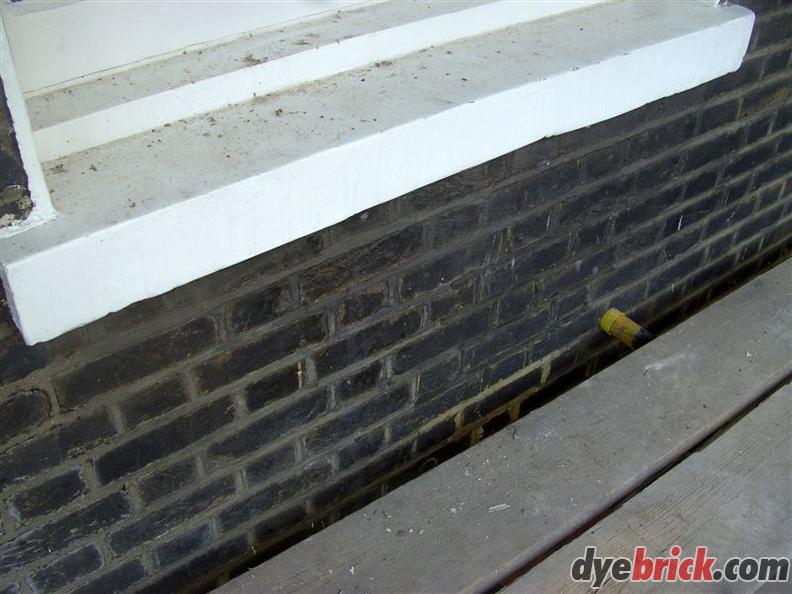 Under sill after | Dyebrick Gallery